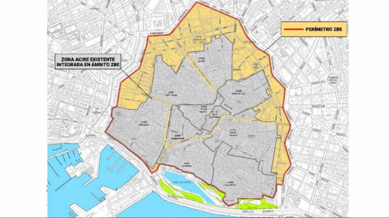 Zona de Bajas Emisiones (ZBE) de Palma: mapa, coches con restricciones ...